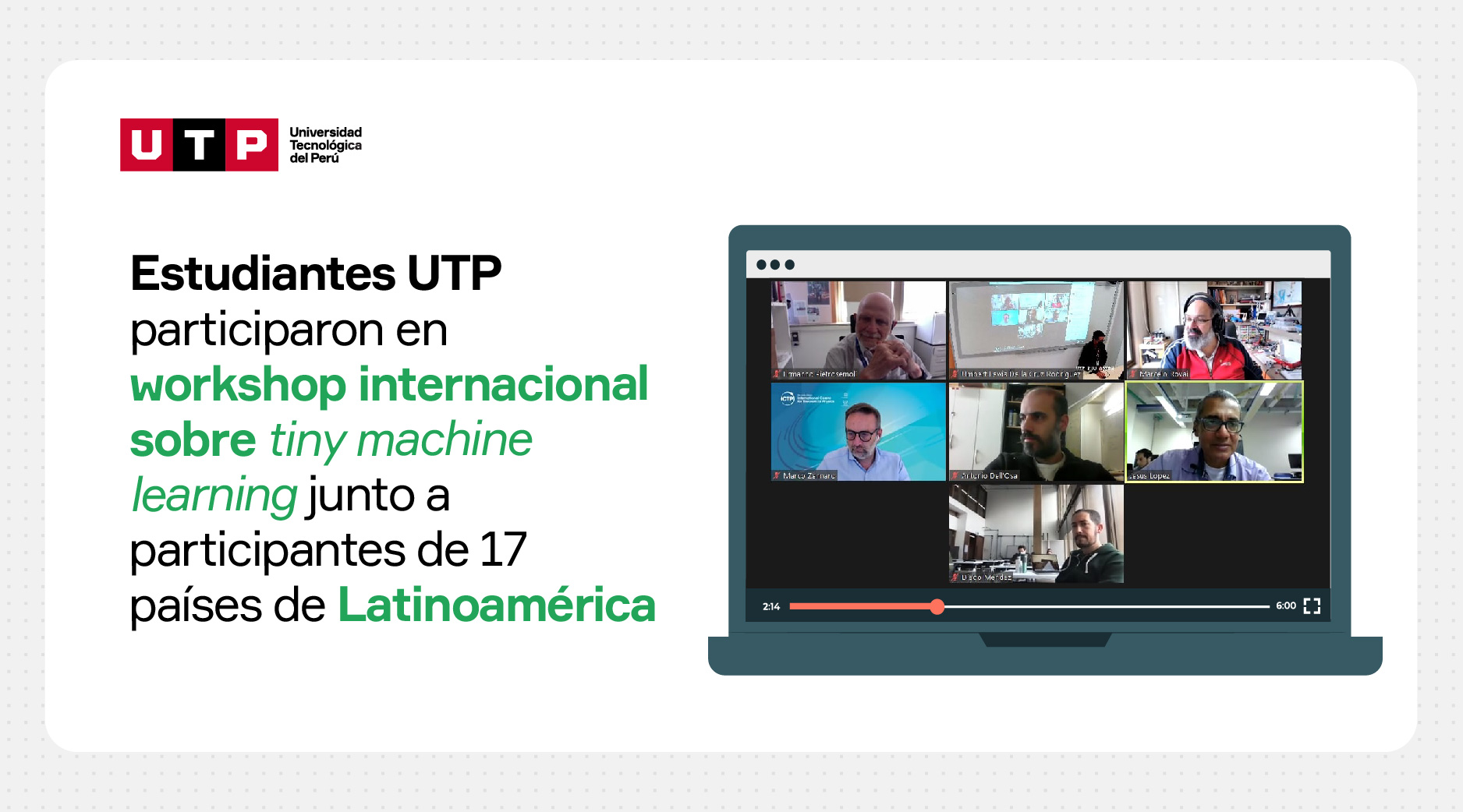 Estudiantes Participaron En Workshop Internacional Sobre Tiny Machine